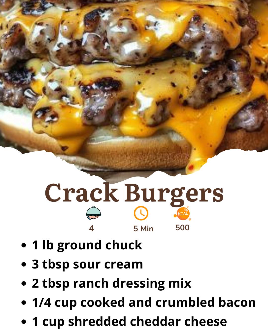 Crack Burgers Recipe – Cheap Simple Recipes