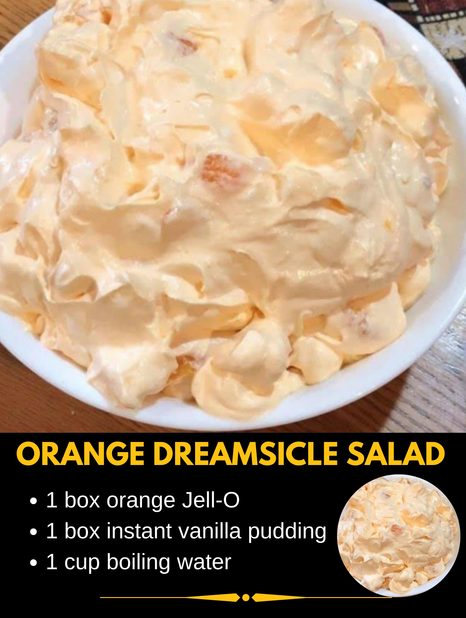ORANGE DREAMSICLE SALAD – Cheap Simple Recipes