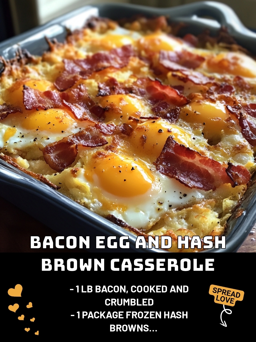 Bacon Egg and Hash Brown Casserole – Cheap Simple Recipes