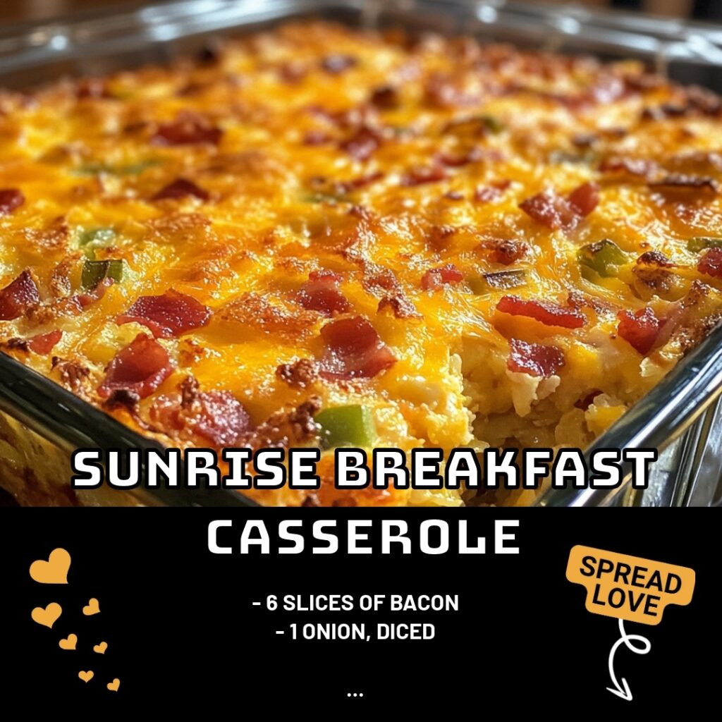 Sunrise Breakfast Casserole – Cheap Simple Recipes