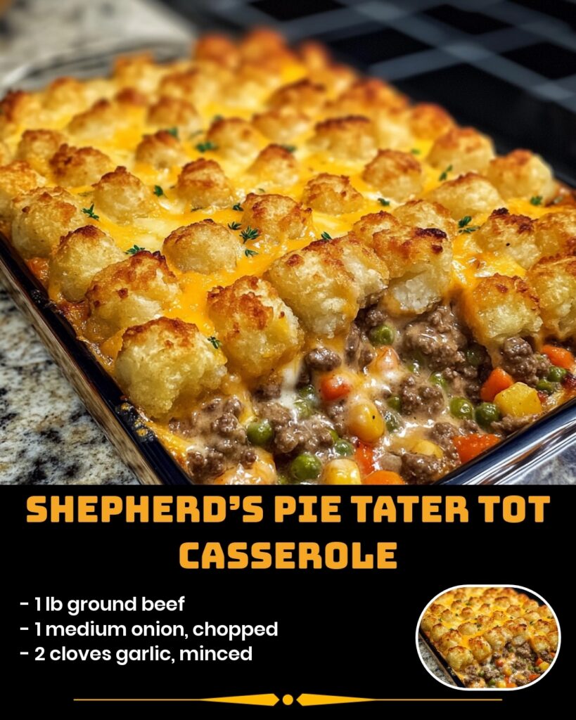 Shepherd’s Pie Tater Tot Casserole – Cheap Simple Recipes