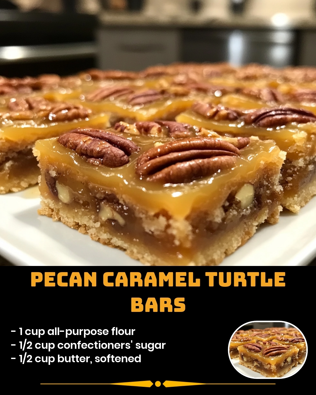 Pecan Caramel Turtle Bars – Cheap Simple Recipes