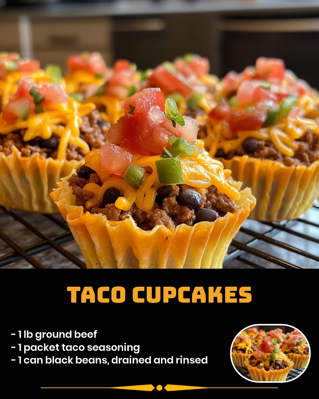 Irresistible Taco Cupcakes – Cheap Simple Recipes