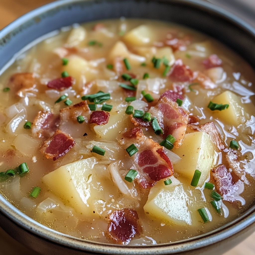Creamy Bacon and Cabbage Potato Soup – Cheap Simple Recipes