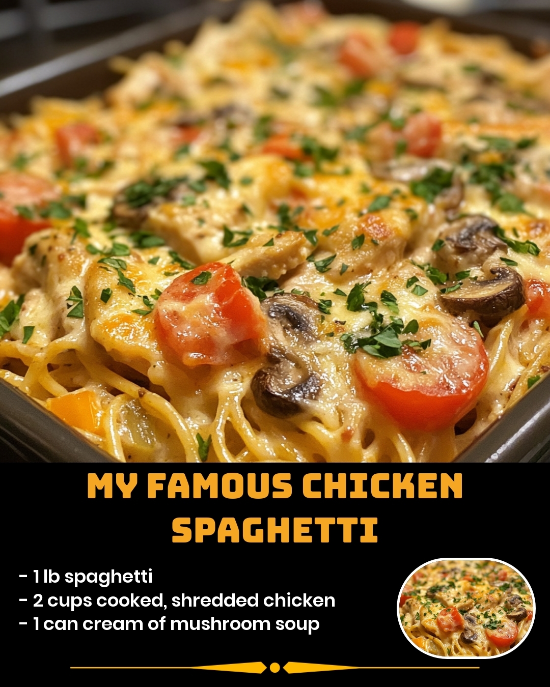 My Famous Chicken Spaghetti – Cheap Simple Recipes