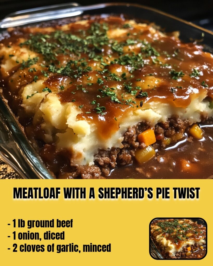 Meatloaf with a Shepherd’s Pie Twist – Cheap Simple Recipes