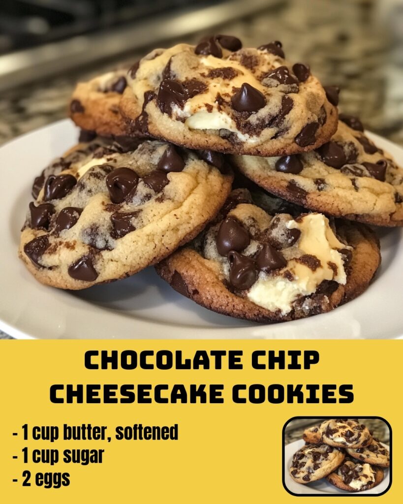Chocolate Chip Cheesecake Cookies – Cheap Simple Recipes